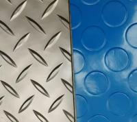 China Good Price PVC Synthetic Leather Car Floor Mat Rolls Customized Thickness Leather Flooring for Car Usage Diamond Plate for sale