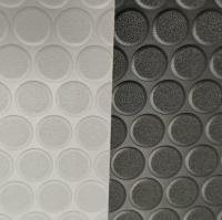 China Good Price PVC Synthetic Leather Car Floor Mat Rolls Customized Thickness Leather Flooring for Car Usage Diamond Plate for sale