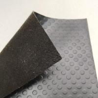 China Good Price PVC Synthetic Leather Car Floor Mat Rolls Customized Thickness Leather Flooring for Car Usage Diamond Plate for sale