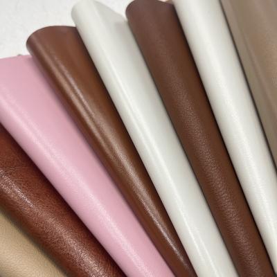 China Sunrise PVC Artificial Leather Microfiber Fabric Knitted Backing Waterproof Synthetic Leather for Furniture for sale