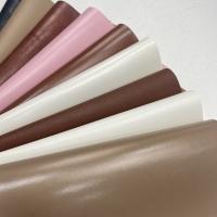 China Sunrise PVC Artificial Leather Microfiber Fabric Knitted Backing Waterproof Synthetic Leather for Furniture for sale