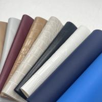 China Eco-friendly  Waterproof Furniture Artificial Faux Leather Fabric PVC Synthetic Leather for Furniture for sale