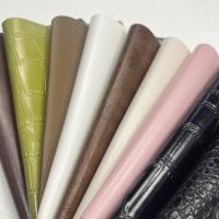 China Eco-friendly  Waterproof Furniture Artificial Faux Leather Fabric PVC Synthetic Leather for Furniture for sale