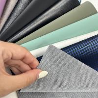 China PVC Microfiber Suede Perforated Synthetic Leather Fabric for Furniture for sale