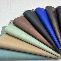 China Free Sample PVC Faux Synthetic Leather Fabric for Furniture Decoration for sale