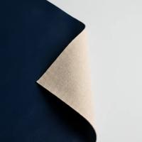 China Wear-Resistant Faux Suede PU Leather Roll Self Adhesive Woven Base Synthetic Sticker for Bedding Interior Renovation for sale