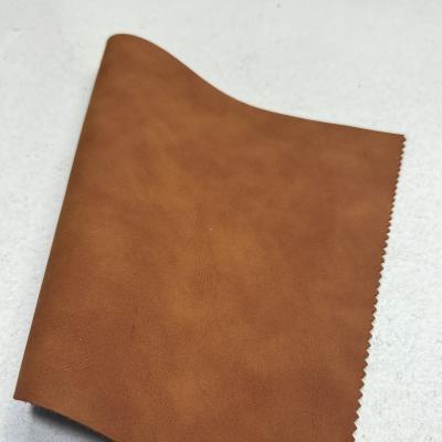 China High-Quality Durable Synthetic PU Leather Double-Faced Suede Faux Leather for Shoe Lining Material for sale