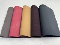China High-Quality Durable Synthetic PU Leather Double-Faced Suede Faux Leather for Shoe Lining Material for sale