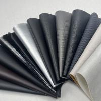 China Customized 4 Ways Stretch Brushed Backing Pu Leather Fabric for Bags and Car Seat Cover for sale