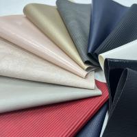 China 2025 Custom New PU Synthetic Leather Waterproof Embossed 2-Way Stretch Fabric for Car Seats Bags Garments Football Use for sale