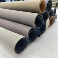 China Smooth Microfiber Polyester Solid Knitted Suede Fabric,  100% Polyester Fabric Suede Leather for sale