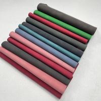 China PVC Microfiber Comfortable Synthetic Leather Fabric PU Leather for Car Seats and Sofas for sale