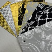 China Ready to Ship Pu Leather crocodile Leather Fabric 60% Pu 40% Rayon Synthetic Embossed Leather for sale