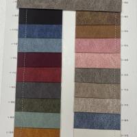 China Multicolored Environmentally - Friendly Suede - Like Artificial Leather Meeting REACH & RoHS Standards for sale