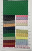 China Diamond Quilted Eco-Friendly PU Artificial Leather Various Colors Stretchable Fabric for Garments Outdoor REACH RoHS Compliant for sale