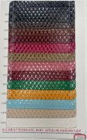 China Multicolored Ostrich - Patterned PU Leather Sheets, Compliant with EU/US Export Regulations for sale