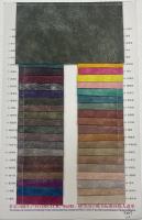 China Multicolored High Gloss Crocodile Patterned PU Leather Meeting EU/US Standards for sale