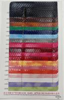 China Vibrant Croc Embossed Eco - Friendly Artificial Leather Sheets in Assorted Colors for sale