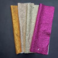 China Glamorous Metallic Leather Sheets: Exquisite, Shiny & Trendy Materials for Fashion, Accessories and Decoration for sale
