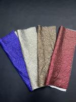 China Glamorous Metallic Leather Sheets: Exquisite, Shiny & Trendy Materials for Fashion, Accessories and Decoration for sale