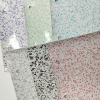 China Book Covers Fabric Wholesale Colored PU Thermal Leather Fabric for Making Clothing Label and Notebook Paper for sale