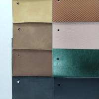 China Book Cover Material Thermal Color Change PU Thermal Leather Fabric for Making Custom Clothing Labels for sale