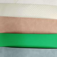 China Book Cover Material Wholesale Colored PU Thermal Leather Fabric for Making Label Notebook and Trademark for sale