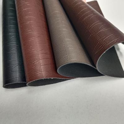 China High Quality Durable Leather China Wholesale Soft Decorated PU  Vegan Faux Leather for Making Shoe Upper Material for sale