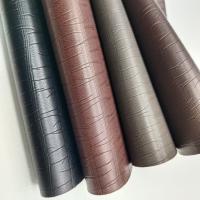 China High Quality Durable Leather China Wholesale Soft Decorated PU  Vegan Faux Leather for Making Shoe Upper Material for sale