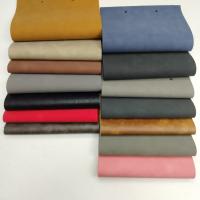 China Hot Selling Abrasion Resistant Waterproof  Thick Suede Fabric Artificial Napa PU Leather for Making Official Leather Shoes for sale