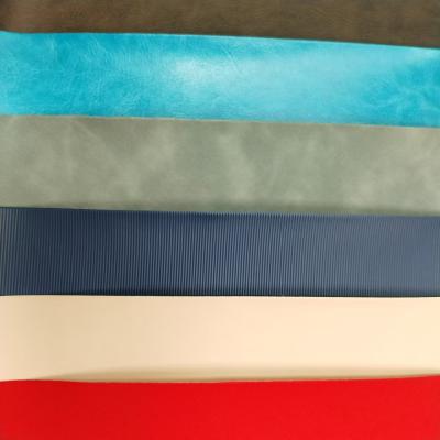 China Factory Direct 0.5mm Thick PU Faux Decor Leather Sticker Roll Synthetic Self-Adhesive for Notebook Sofa Bag Cover for sale