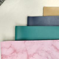 China Factory Direct 0.5mm Thick PU Faux Decor Leather Sticker Roll Synthetic Self-Adhesive for Notebook Sofa Bag Cover for sale