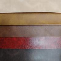 China Custom Uphloster Solid Color  Hot Stamping PU Synthetic Leather Fabric Thermal Leather Fabric for Book Hard Cover Making for sale