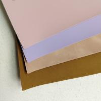 China Custom Uphloster Solid Color  Hot Stamping PU Synthetic Leather Fabric Thermal Leather Fabric for Book Hard Cover Making for sale