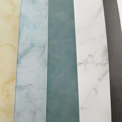 China Customizable Embossed Synthetic Faux Leather Fabric Waterproof PU Vinyl for Sofa Bag Notebook Cover Printed Faux Leather Sheets for sale
