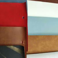 China Good Price Functional Recycled Hot Stamping PU Synthetic Leather Fabric Thermal Leather Fabric for Making Binding Book Cover for sale