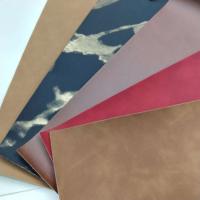 China Good Price Functional Recycled Hot Stamping PU Synthetic Leather Fabric Thermal Leather Fabric for Making Binding Book Cover for sale