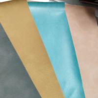 China Good Price Functional Recycled Hot Stamping PU Synthetic Leather Fabric Thermal Leather Fabric for Making Binding Book Cover for sale