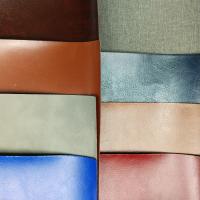 China Hot Stamping PU Designer Synthetic Leather Fabric Thermal Leather Fabric for Making Binding Book Paper Leather Handles for Sale for sale