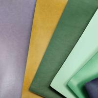 China Factory Sales Optional Patterns Vinyl PU Designer Leather Fabric Thermal Leather Fabric for Making Book Cover Materials for sale