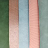 China Factory Sales High Glossy PU Designer Leather Fabric Thermal Leather Fabric for Making Notebook and Trademark for sale