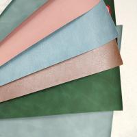 China Factory Sales High Glossy PU Designer Leather Fabric Thermal Leather Fabric for Making Notebook and Trademark for sale