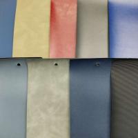 China Fast Shipping Optional Styles PU Designer Leather Fabric Thermal Leather Fabric for Making Notebook and Trademark for sale