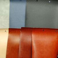 China Fast Shipping Optional Styles PU Designer Leather Fabric Thermal Leather Fabric for Making Notebook and Trademark for sale