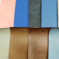 China High Quality PU Nubuck Leather Synthetic Leather Fabric for Shoes Bags Notebook for sale