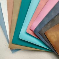 China Book Cover Material Thermal Color Change PU Thermal Leather Fabric for Making Label Notebook and Trademark for sale