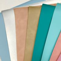 China Book Cover Material Thermal Color Change PU Thermal Leather Fabric for Making Label Notebook and Trademark for sale