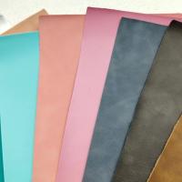 China Book Cover Material Thermal Color Change PU Thermal Leather Fabric for Making Label Notebook and Trademark for sale