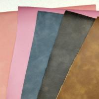 China Book Cover Material Thermal Color Change PU Thermal Leather Fabric for Making Label Notebook and Trademark for sale