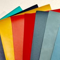 China Wholesale High Quality PU Printed  Thermal Discolor Embossed PU Leather for Notebook and Diary for sale